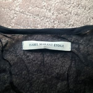 Isabel Marant | Dresses | Isabel Marant Etoile Sheer Dress Black 2 Swim ...